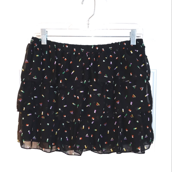 Fire Los Angeles | Skirts | Fire Los Angeles Confetti Miniskirt Size L ...